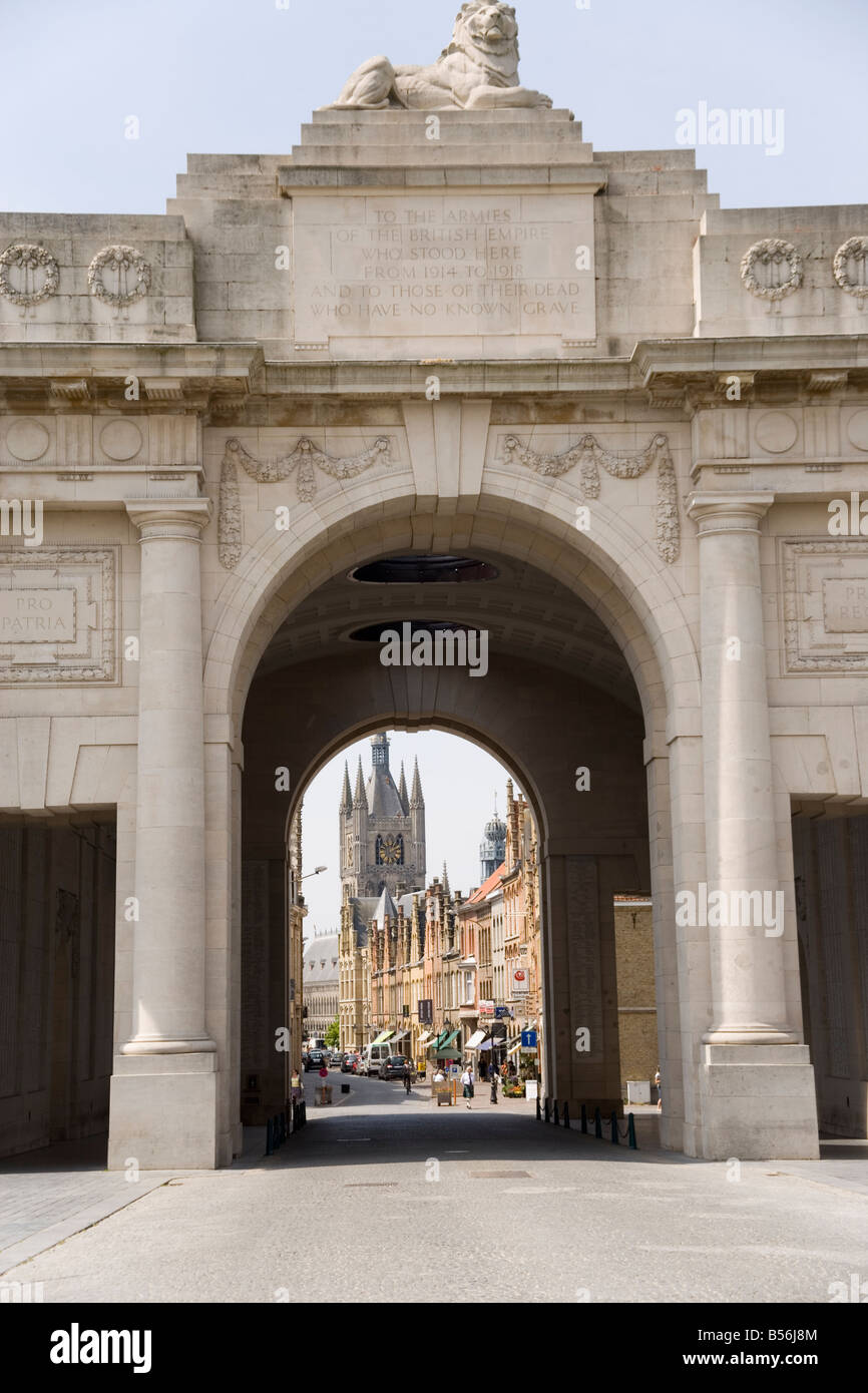 Menin Gate, Ypres, the memorial to the million men who fought in the ...