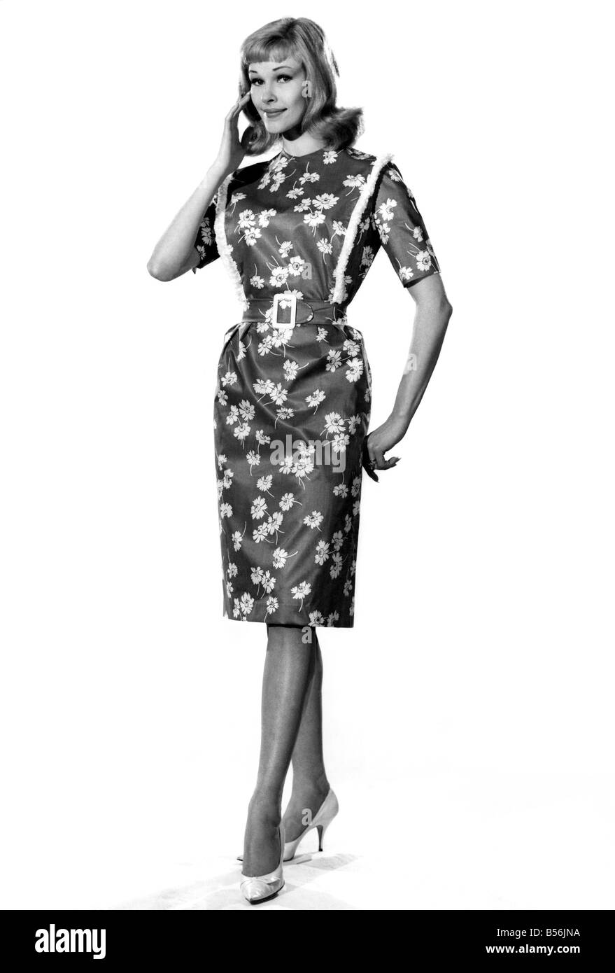 Reveille Fashions. Jo Waring. June 1962 P008936 Stock Photo - Alamy