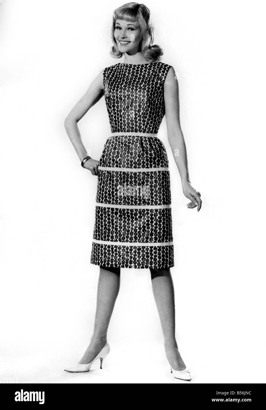 Reveille Fashions. Jo Waring. June 1962 P008937 Stock Photo - Alamy