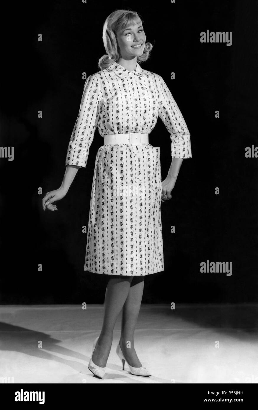 Reveille Fashions. Jo Waring. June 1962 P008939 Stock Photo - Alamy