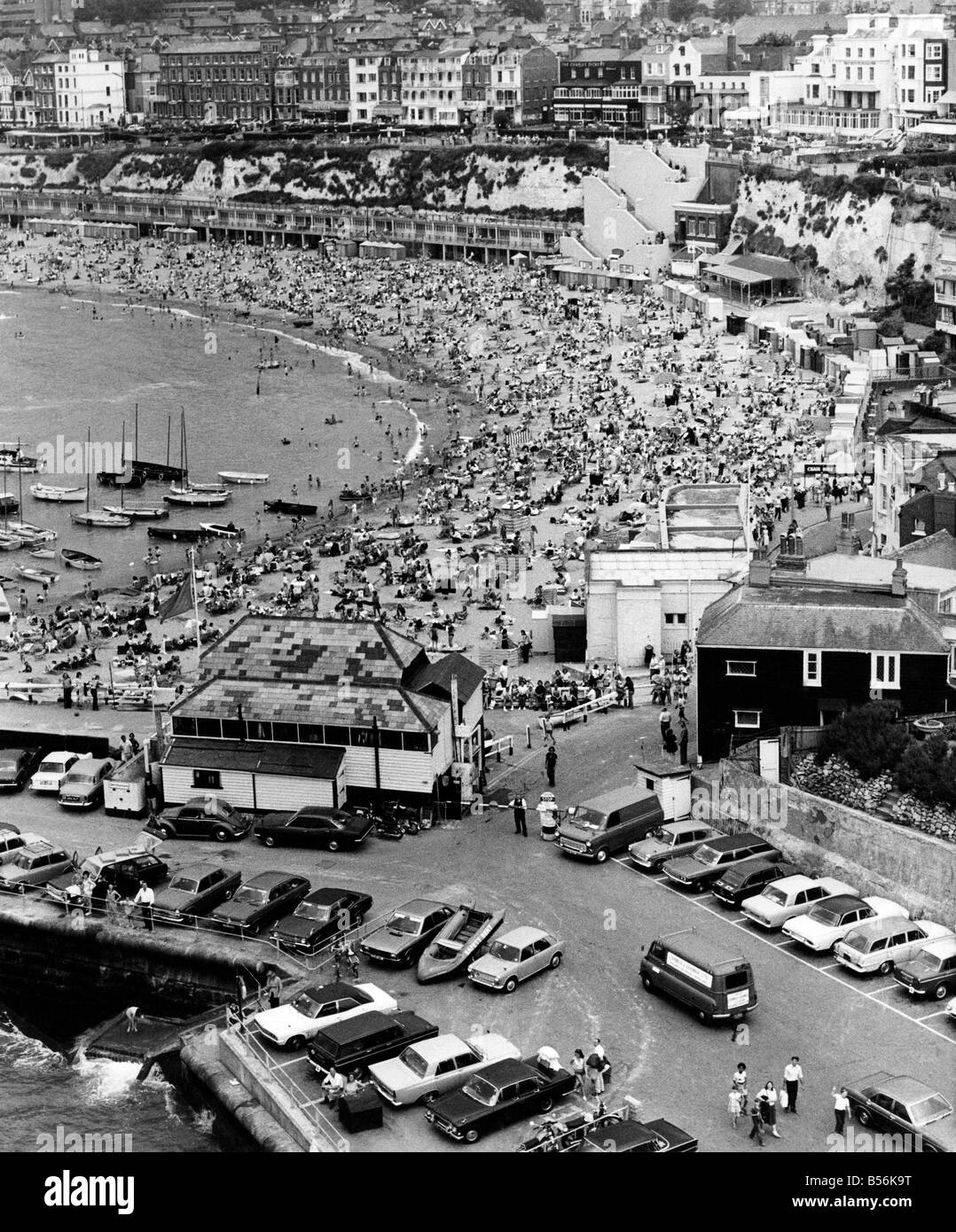 Car park for beach Black and White Stock Photos & Images - Alamy