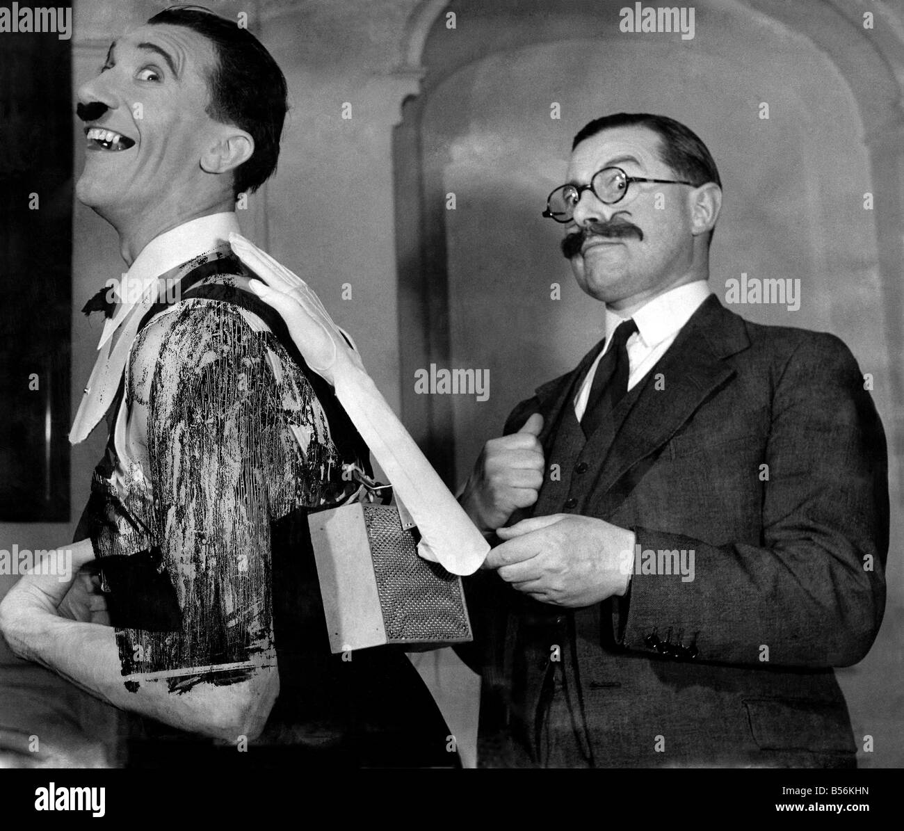 Comedian Net Jackley, of London's Latin Quarter show, tries out the ...