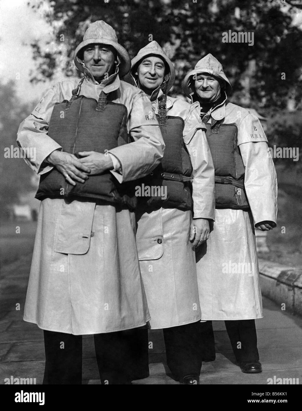 Coxswain Edwin Madron of Penlee, Cornwall awarded the silver medal for ...