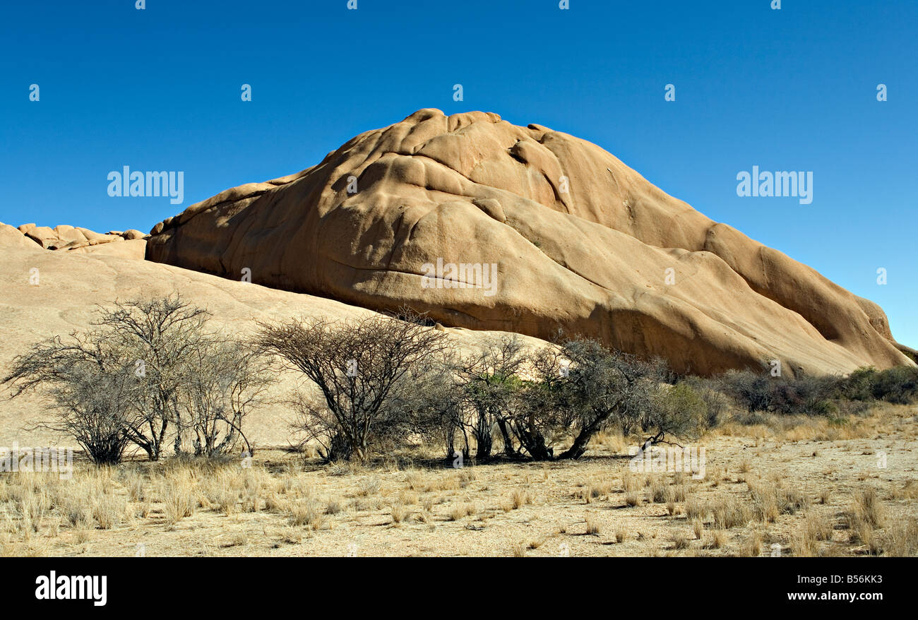 Scenic of granite inselbergs at Spitzkoppe Namibia Stock Photo - Alamy
