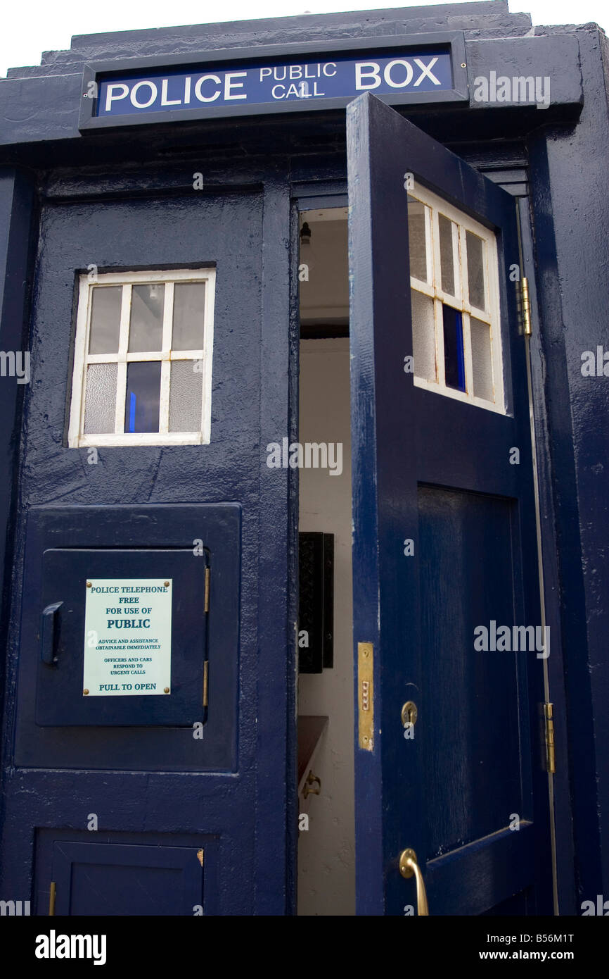 Police Telephone Box Stock Photo - Alamy