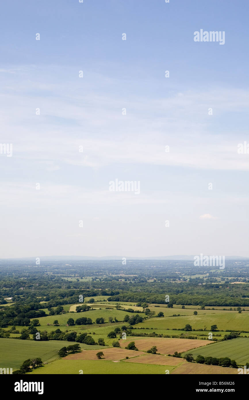 Aerial view sussex fields hi-res stock photography and images - Alamy
