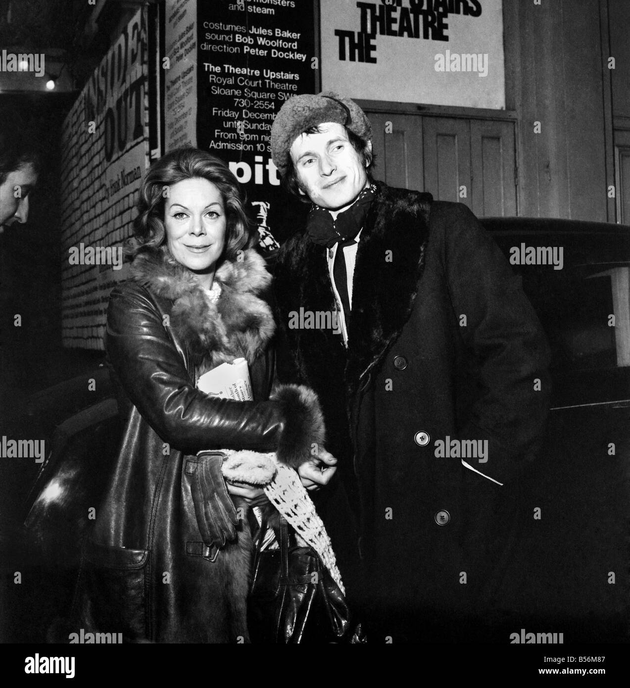 Rex harrison with wife rachel roberts hi-res stock photography and ...