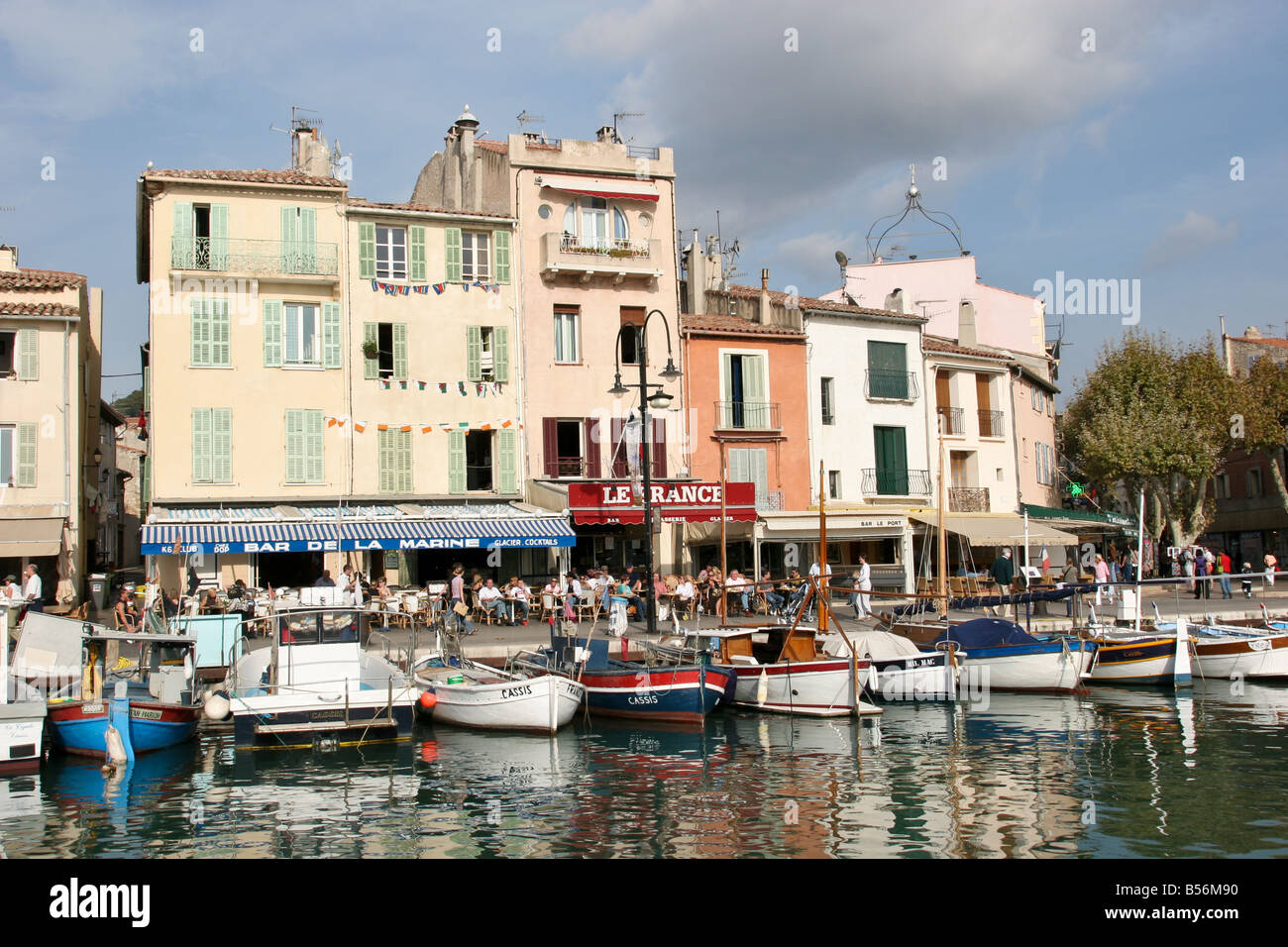 Cassis harbour Provence France Stock Photo - Alamy