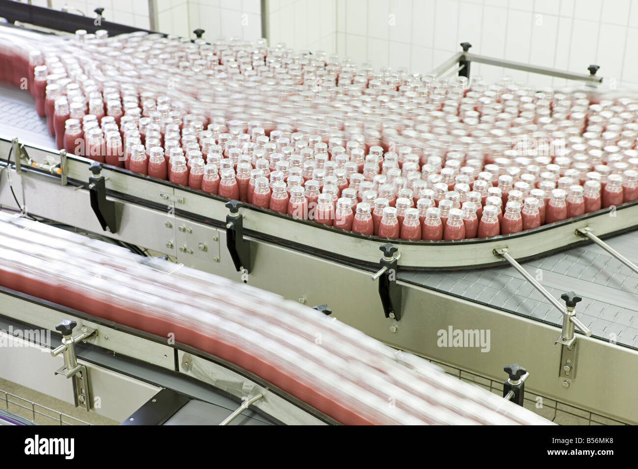 Bottles being made in a factory Stock Photo - Alamy