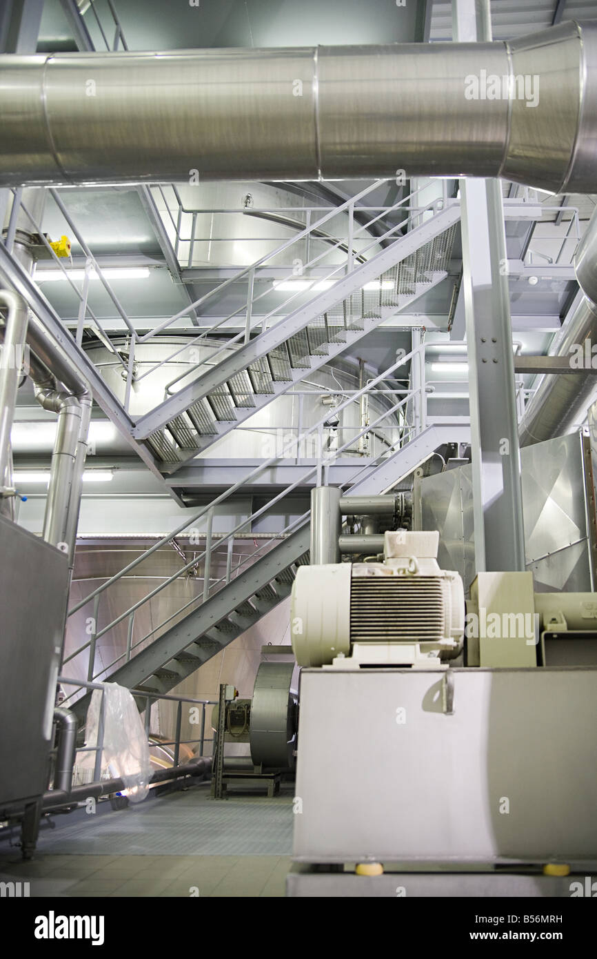 Engine room in a large factory Stock Photo - Alamy