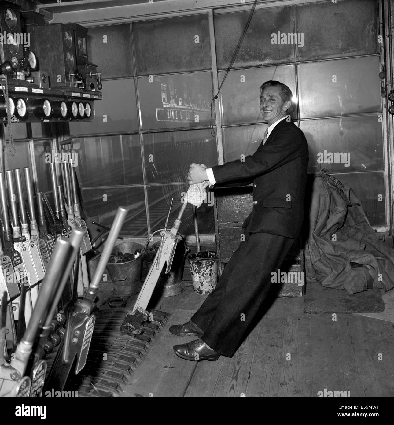 Signalman Black and White Stock Photos & Images - Alamy