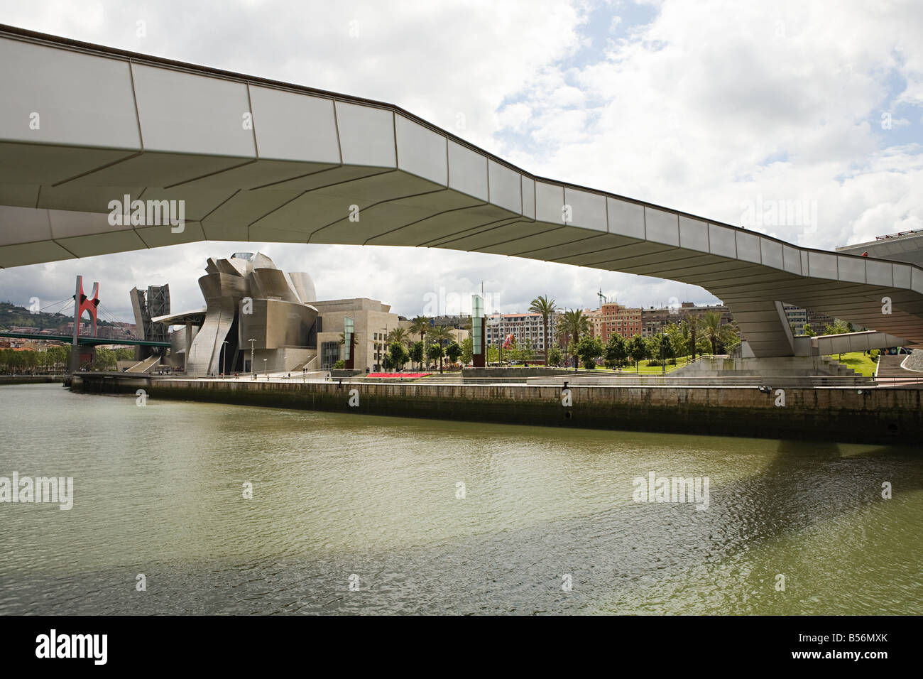 Bridge bilbao spain Stock Photo - Alamy