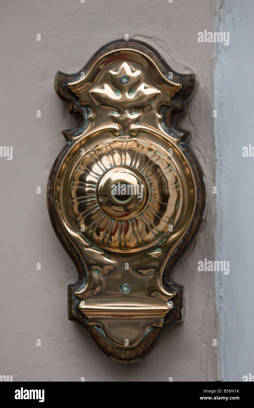 Ornate door bell hi-res stock photography and images - Alamy