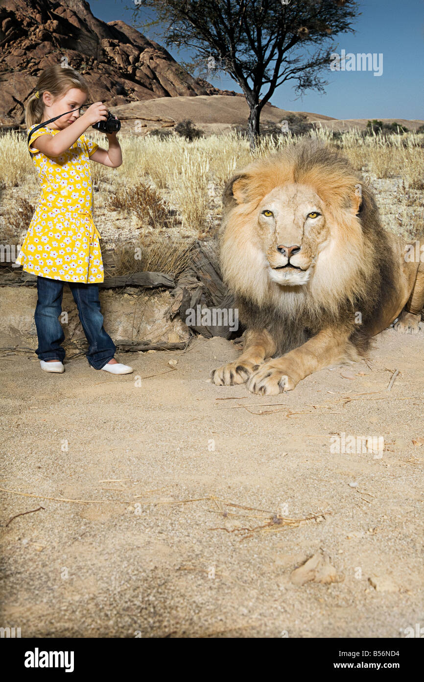 Lion girls hi-res stock photography and images - Alamy