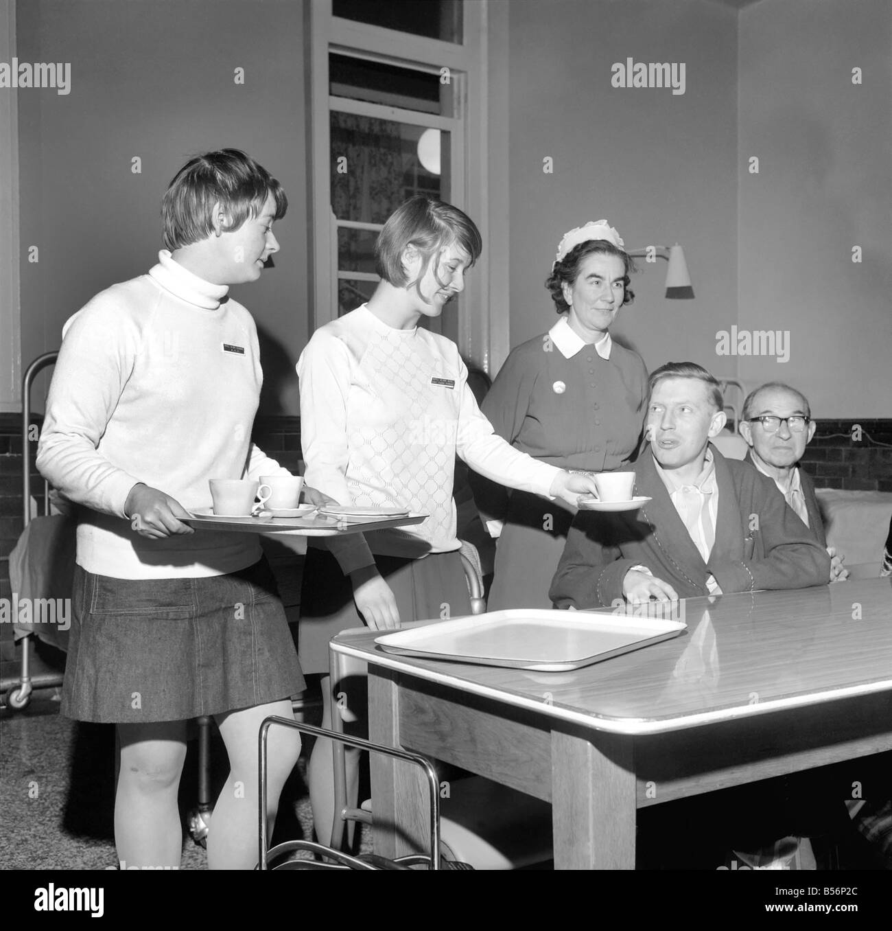 Left to right: 17 year old Alison Armitory 16 year old Gloria Riley and ...