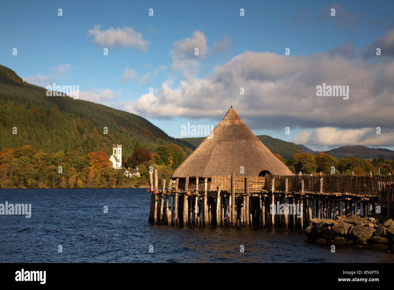 Crannog centre loch tay hi-res stock photography and images - Alamy