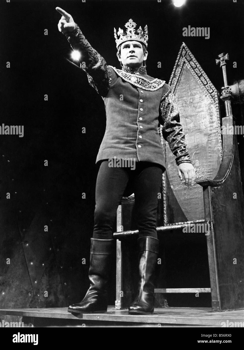 Ian Holm as Prince Hal in a scene from the William Shakespeare play ...