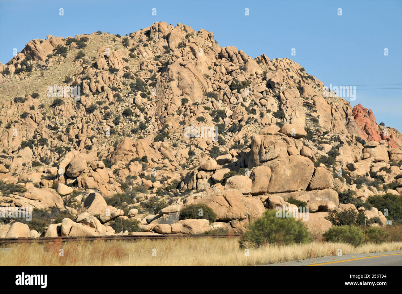 Huge boulders at Texas Canyon, Arizona Stock Photo - Alamy