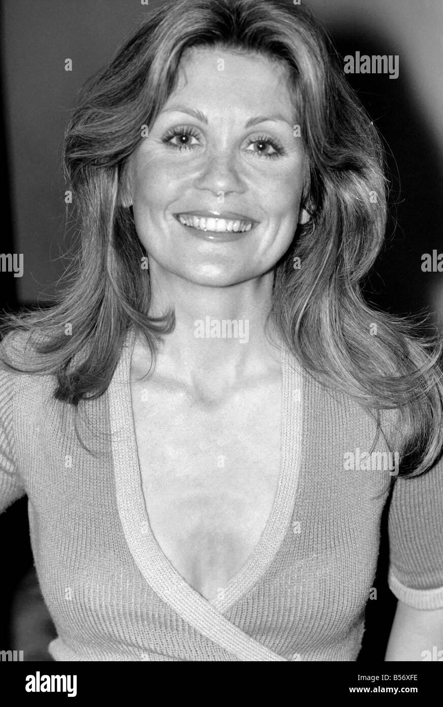 Glamour model Angela Daniels. January 1975 75-00180-002 Stock Photo - Alamy