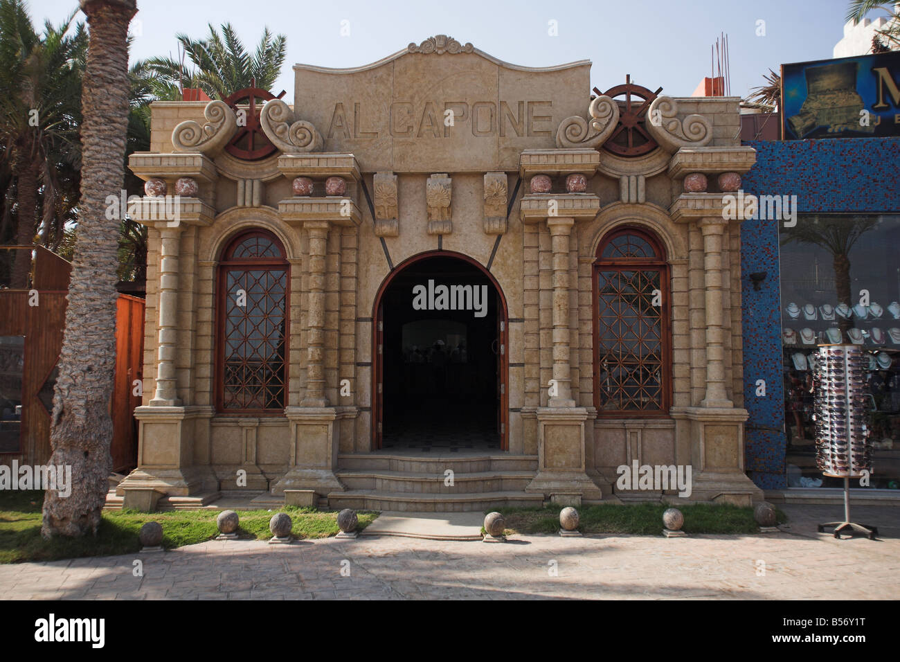 Masbat seafront in Asilah, Dahab by the Gulf of Aqaba, South Sinai ...