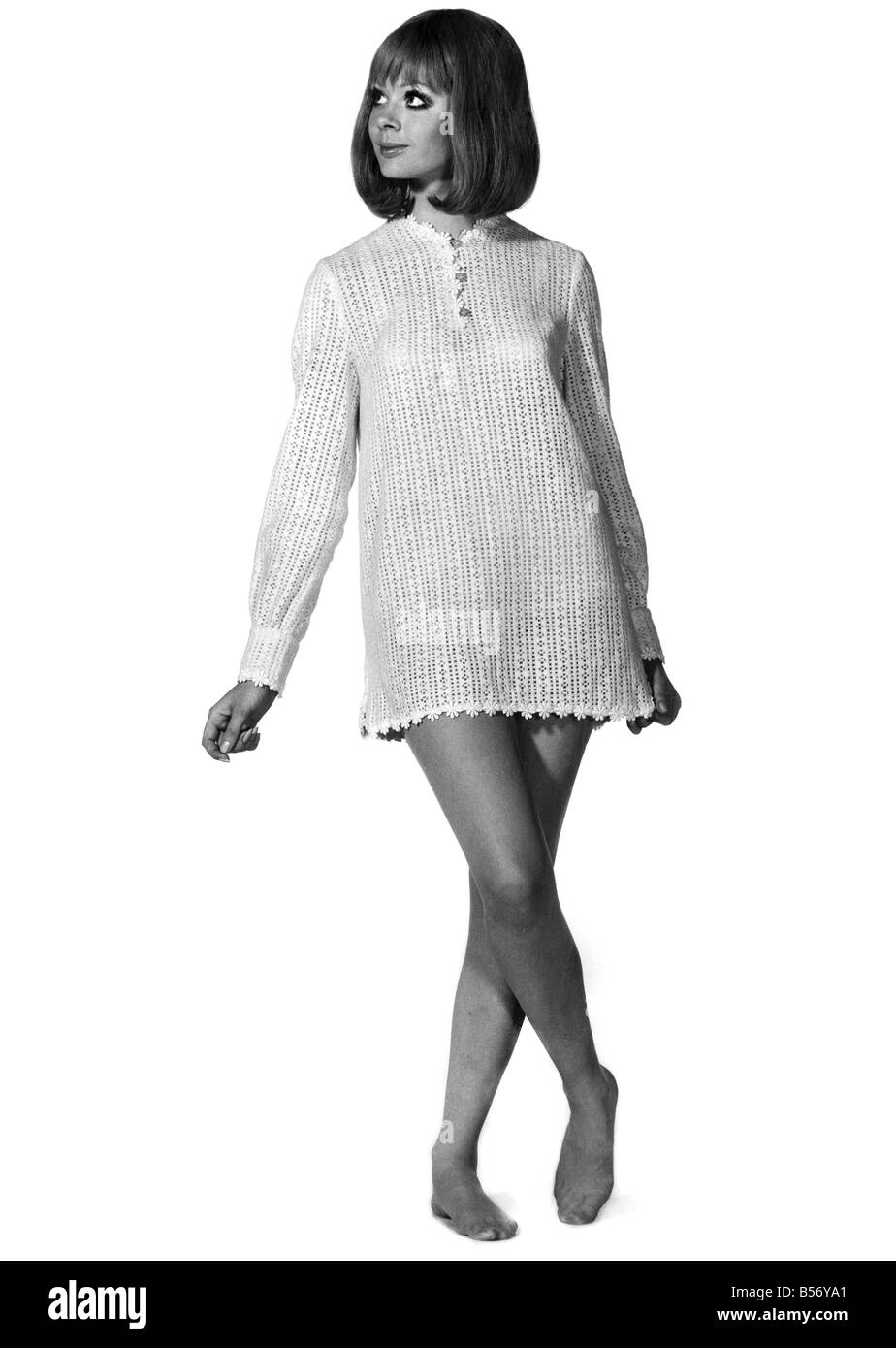Woman mini dress 1969 hi-res stock photography and images - Alamy