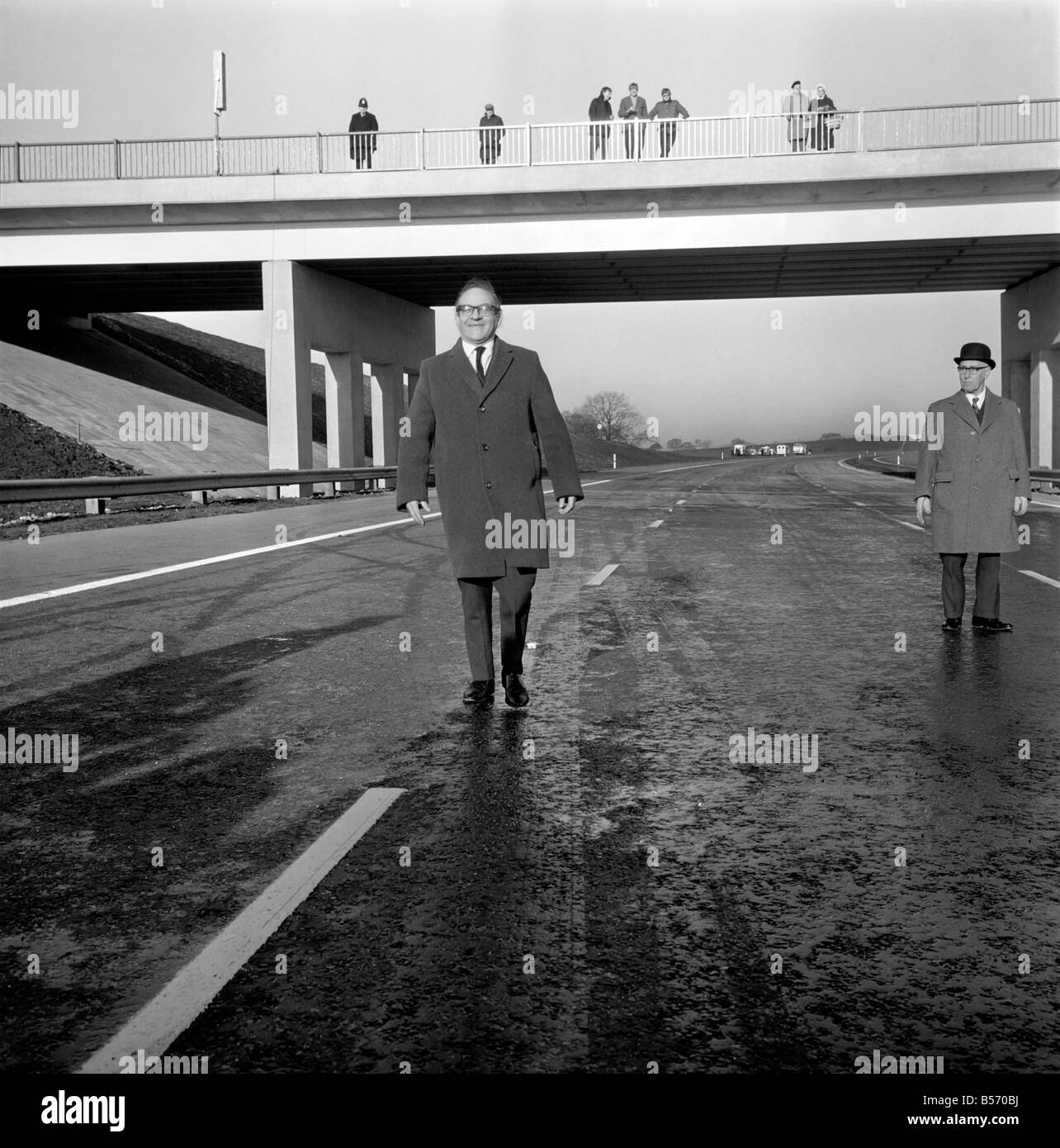 Transport: Roads: Fred Mulley, Minister of Transport, opened the 13 ...