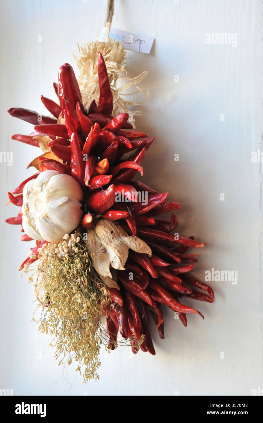 Rista with peppers and garlic Stock Photo - Alamy