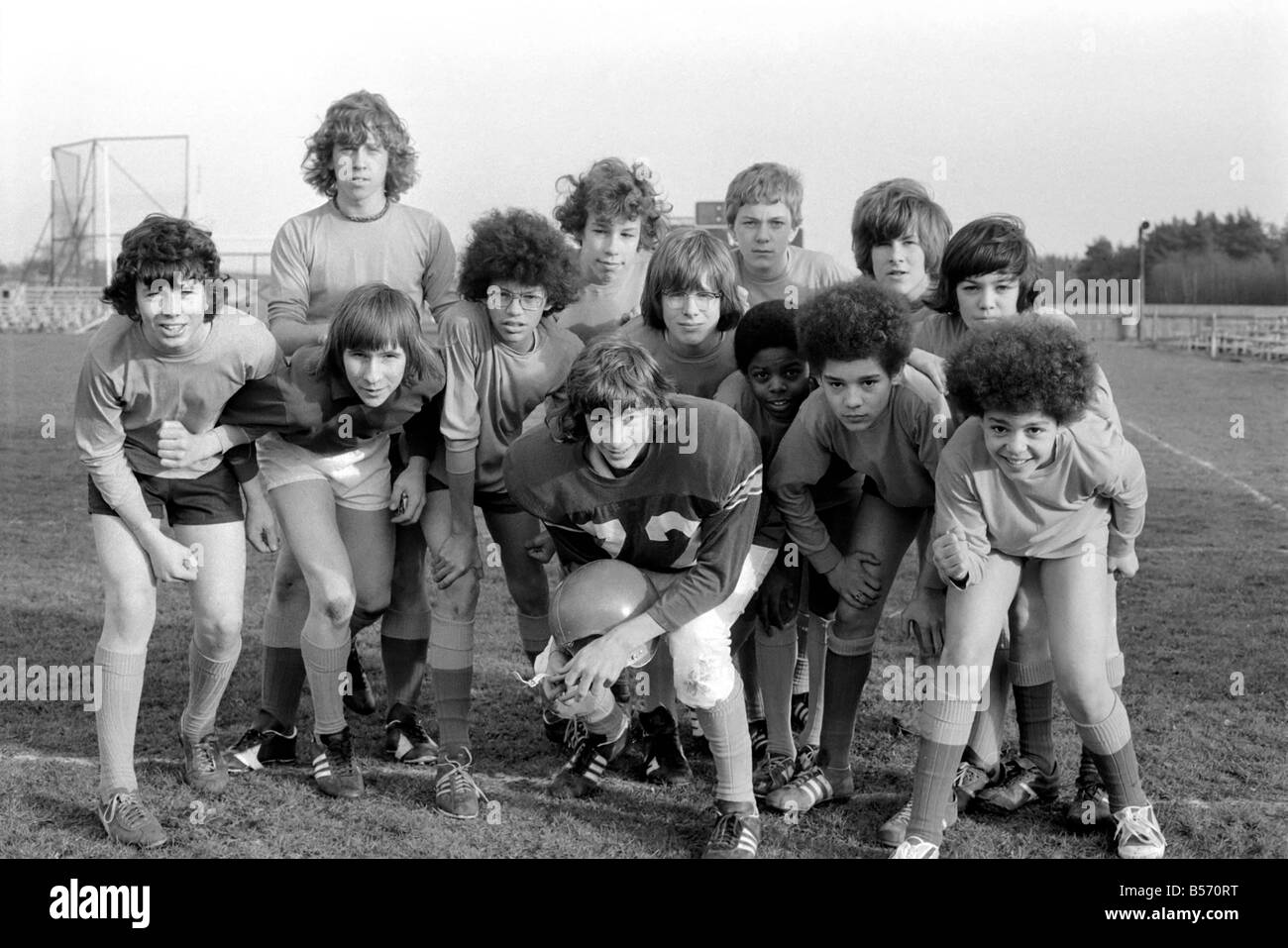 High school football 1970s hi-res stock photography and images - Alamy