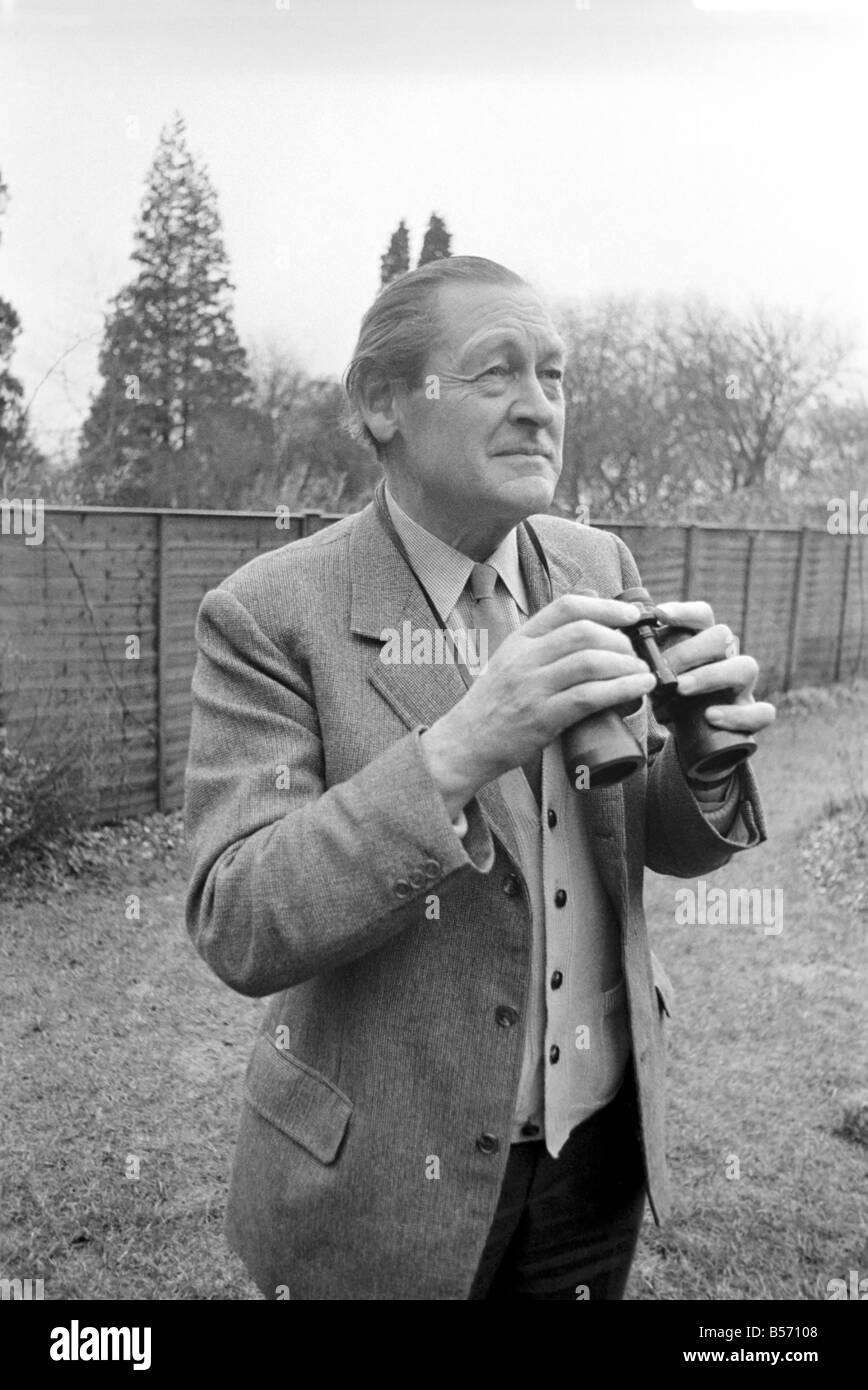 Bird watcher. Sir Martin Furnival Jones. Ex MI5 Boss. Britain's top spy ...