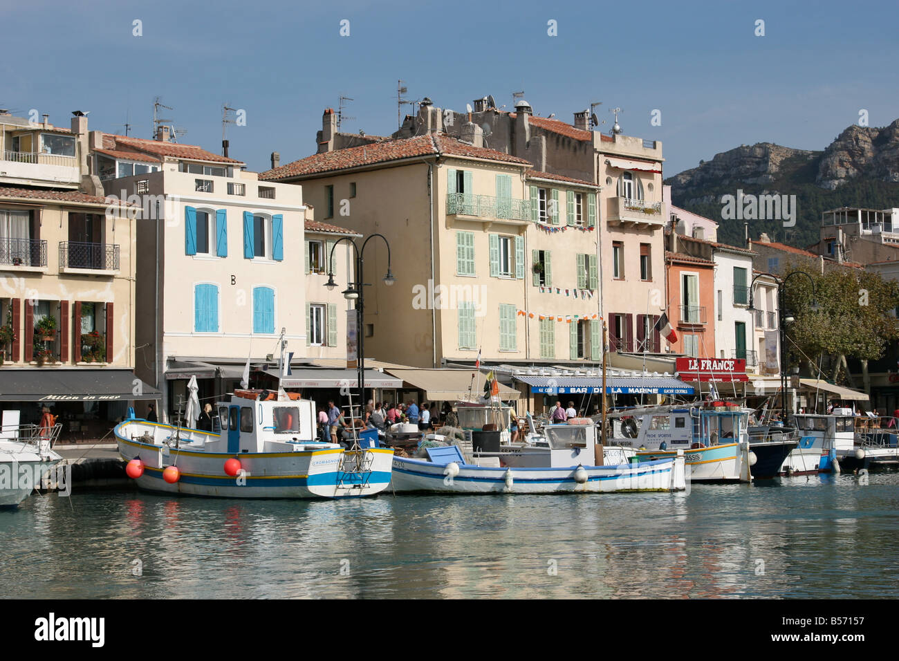 Cassis harbour Provence France Stock Photo - Alamy