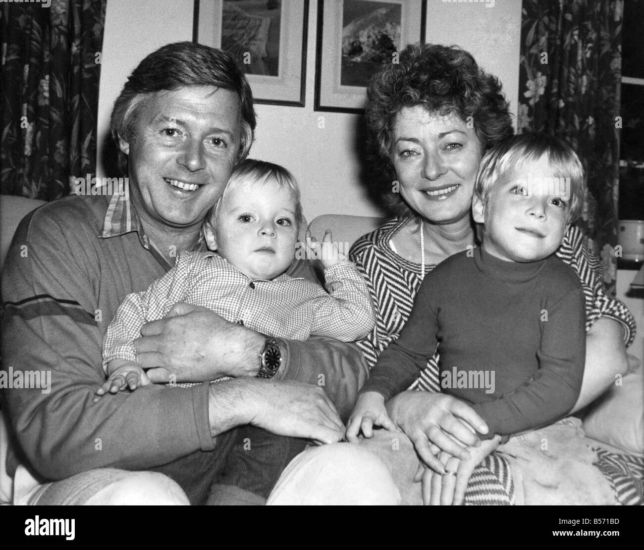Michael Aspel, vice-president of Bliss and seen here with his wife ...