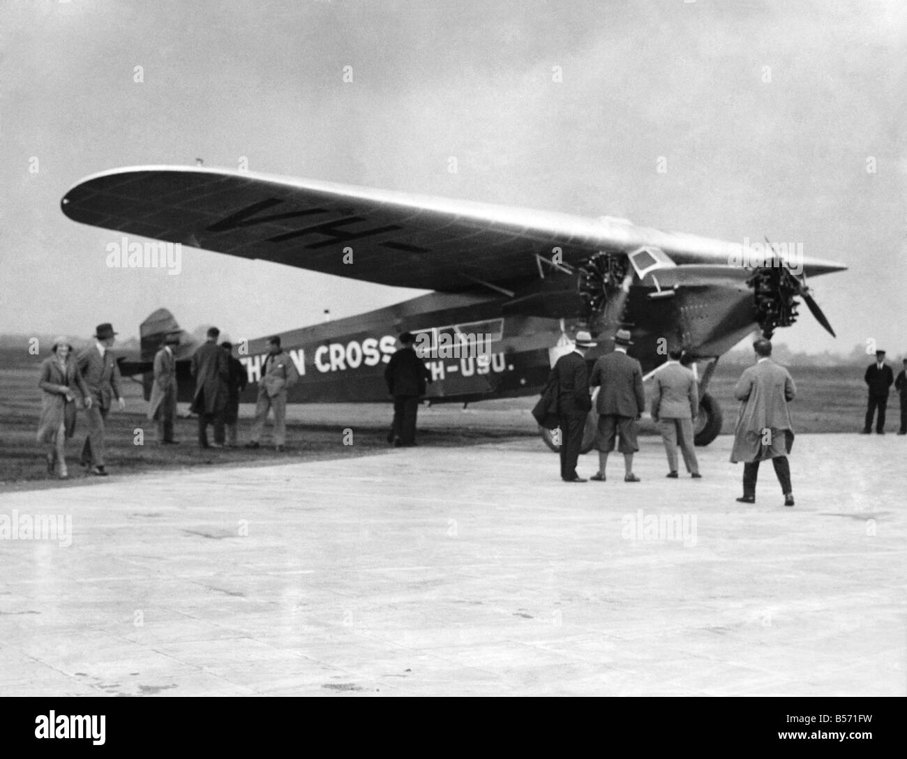 The Southern Cross, the three-engine Fokker VII-3m made the first ...