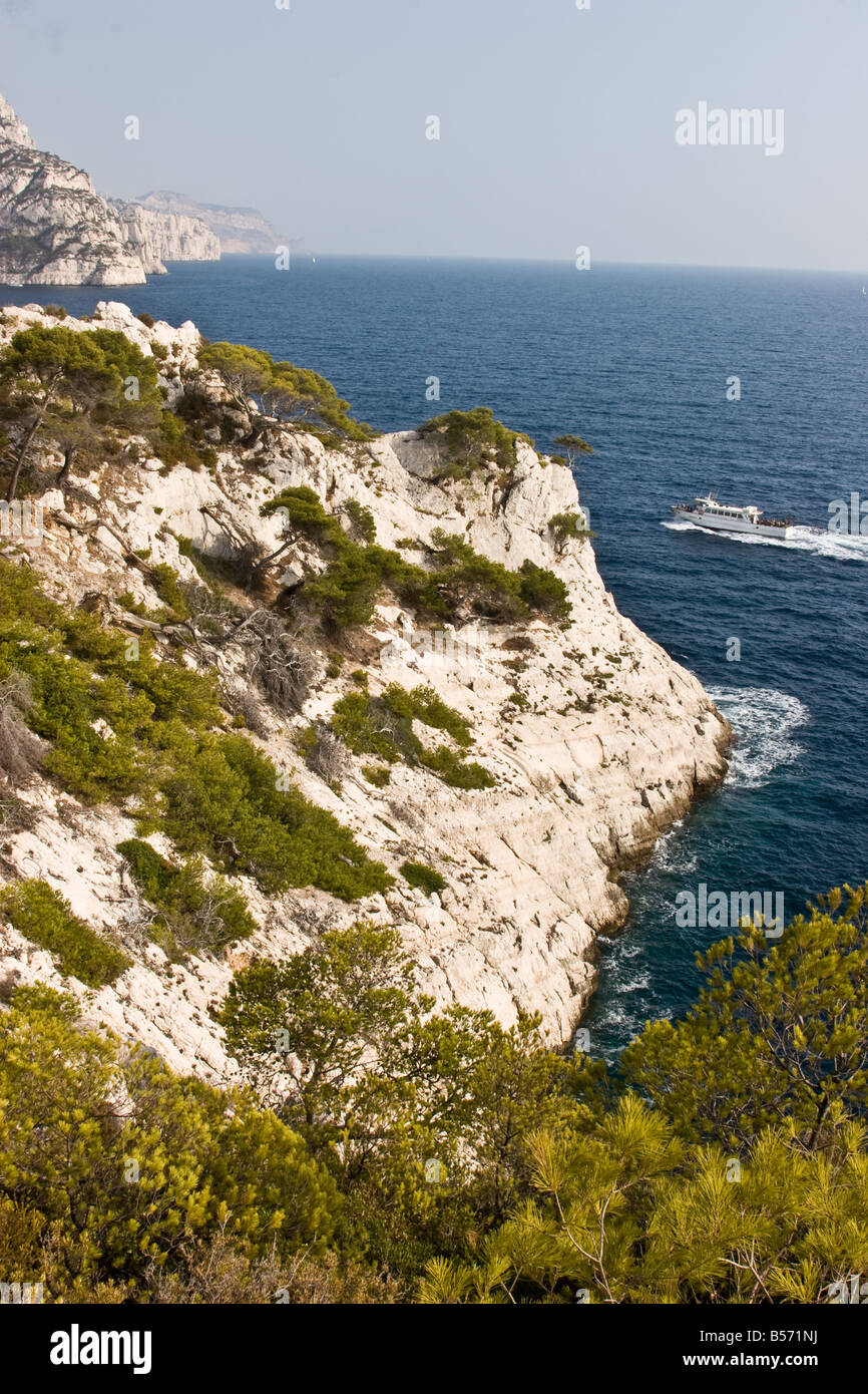 Calanque of Morgiou near Marseille Provence France Stock Photo - Alamy