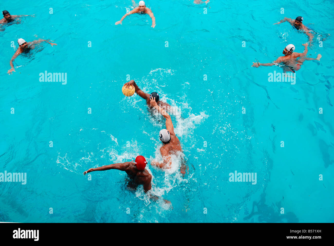 Water polo team water sport hi-res stock photography and images - Alamy