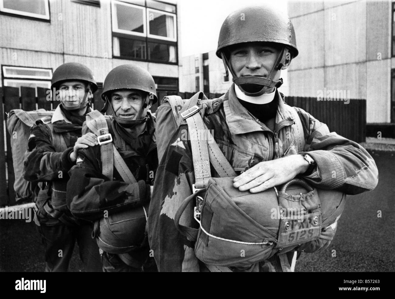 Three Red Devils from the Army Parachute Brigade went on parade and ...