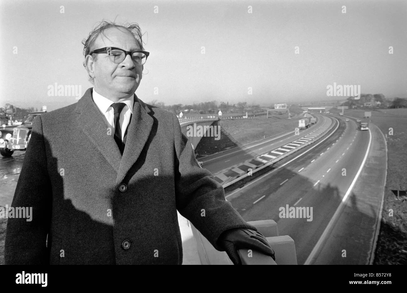 Transport: Roads: Fred Mulley, Minister of Transport, opened the 13 ...