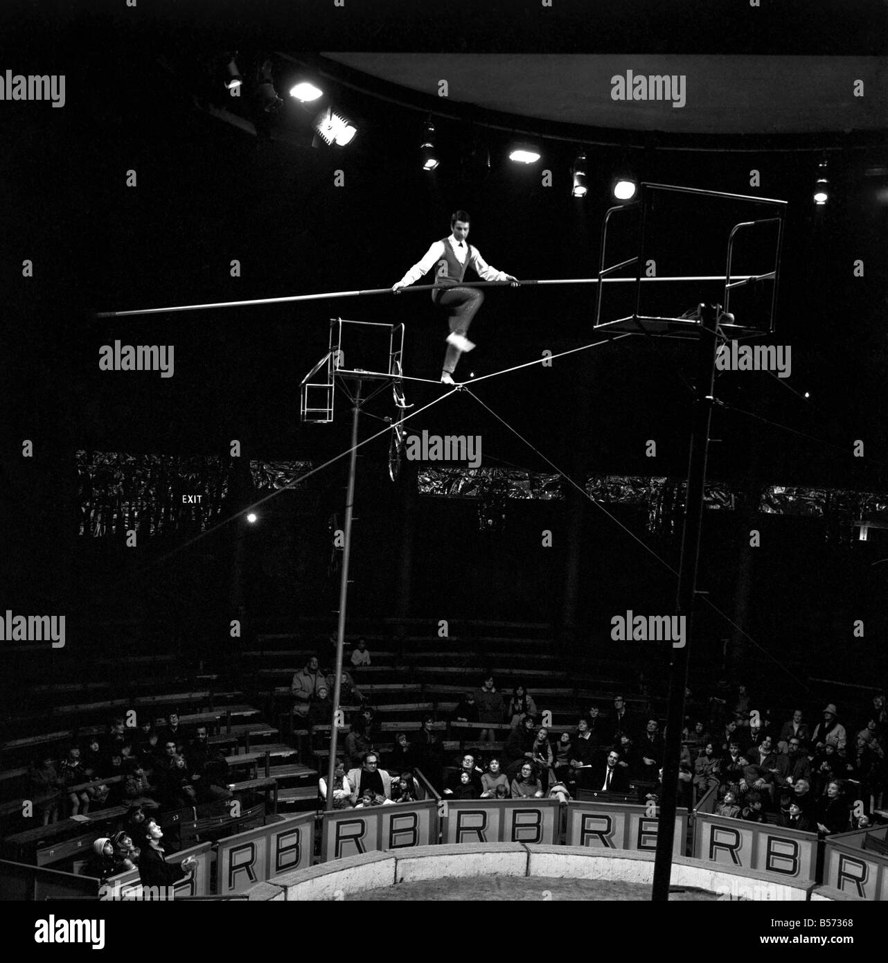 As the matinee performance of Roberts Brothers Circus was starting at ...