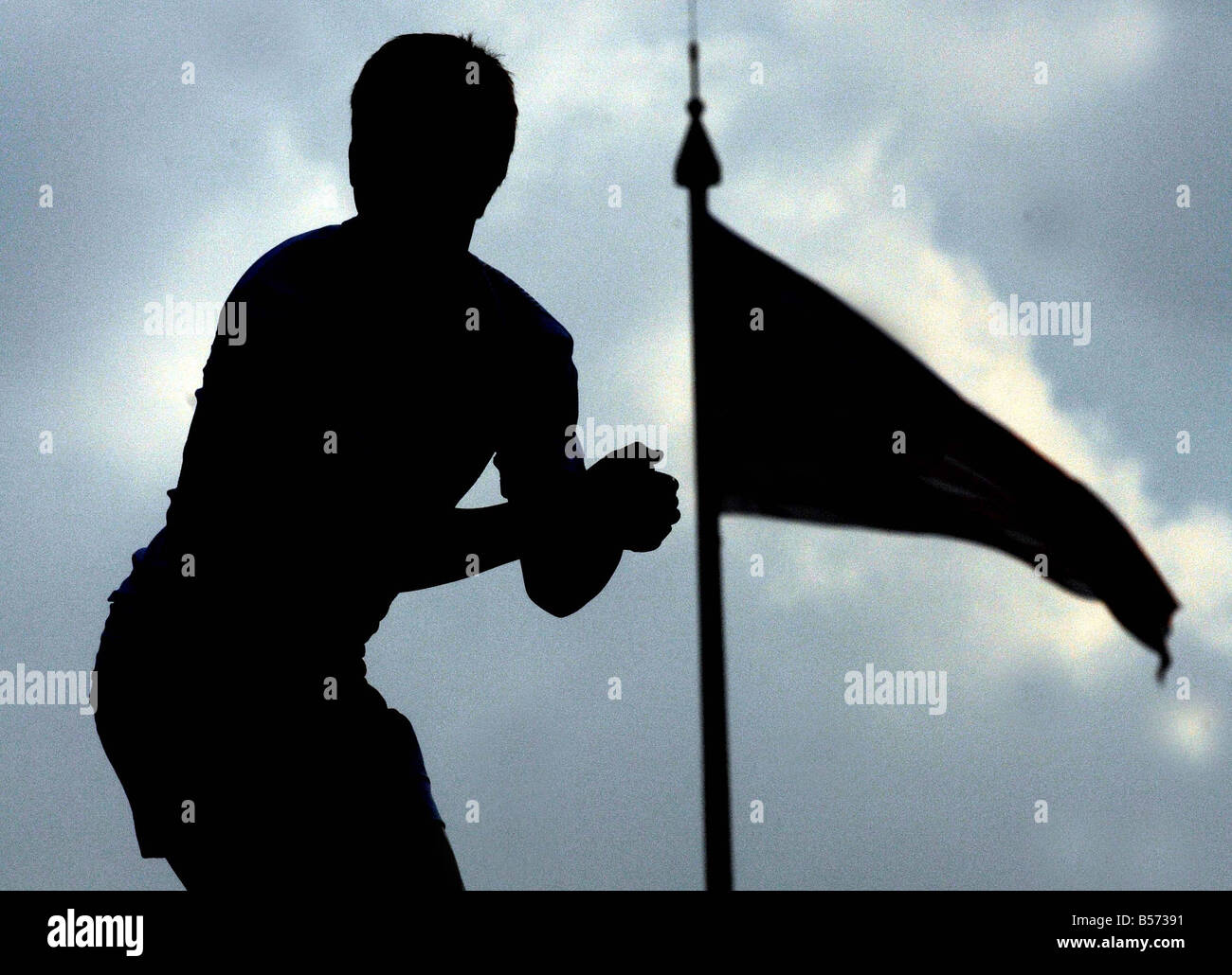 A WAX WORK MODEL OF FLY HALF JOHNNY WILKINSON PLACED IN TRAFALGAR ...