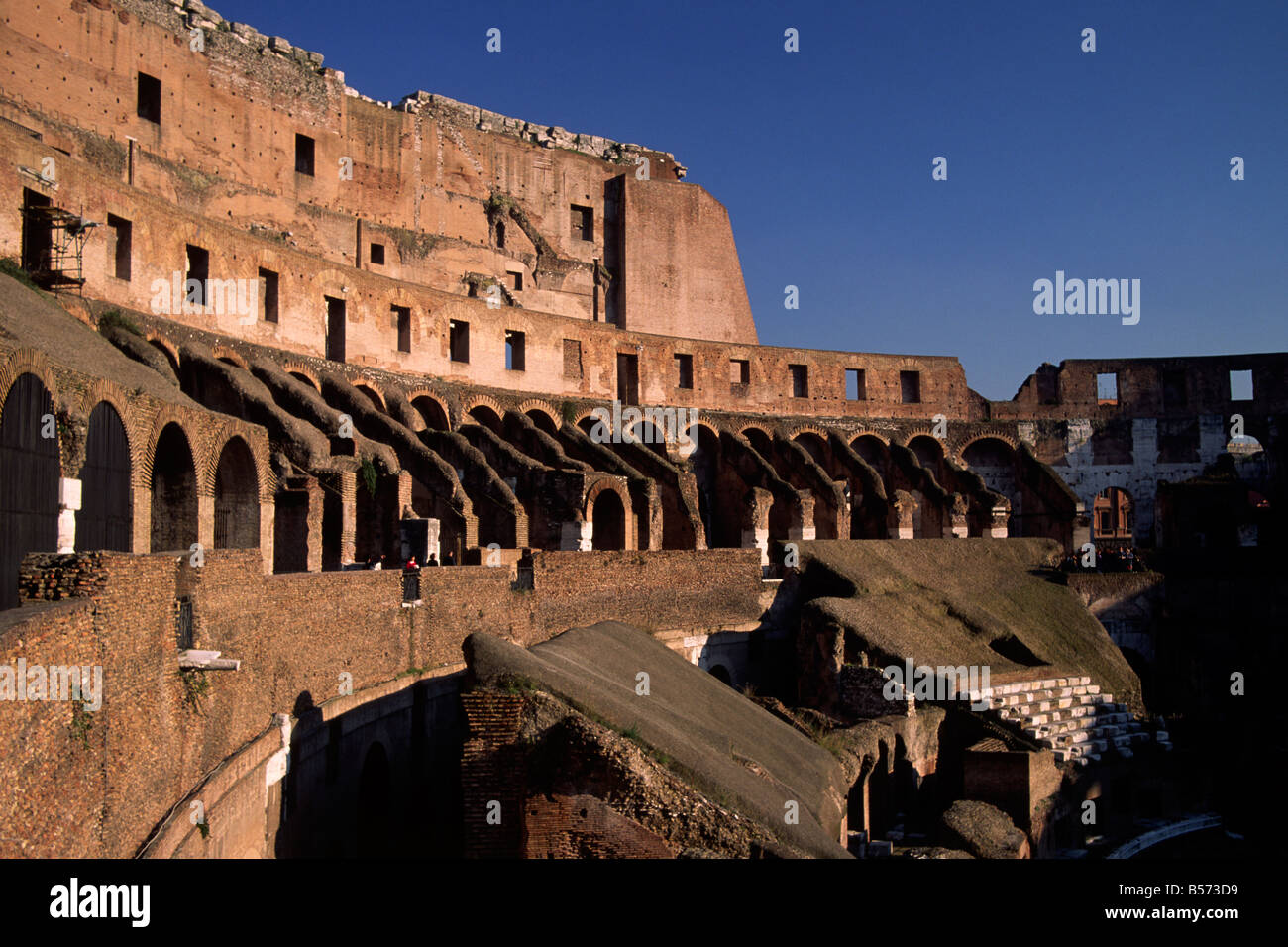Italy, Rome, Colosseum interior Stock Photo - Alamy