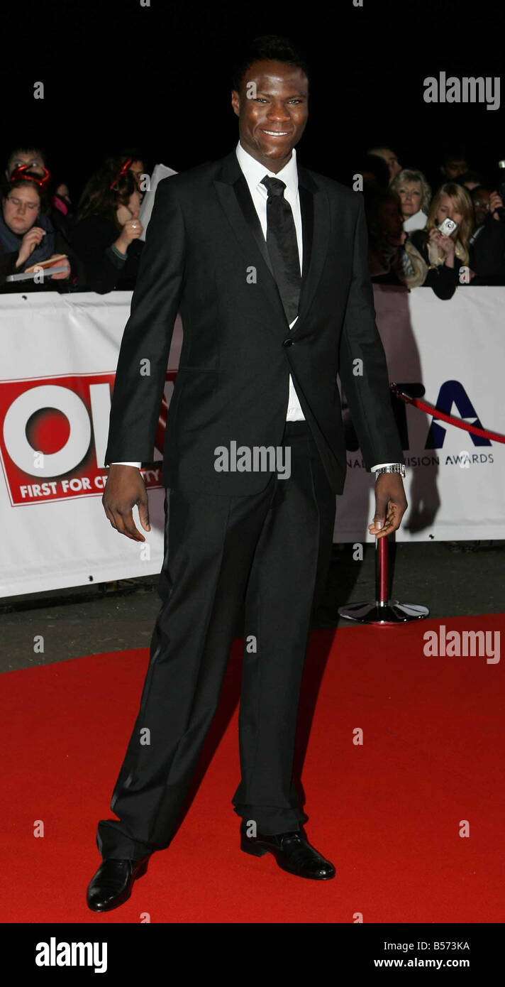 Big Brother 8 winner Brian Belo arriving at the National TV Awards ...