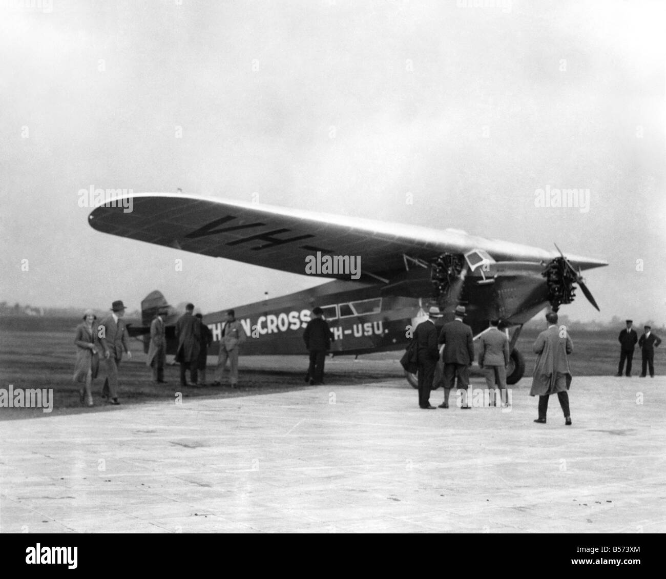 Trimotor plane Black and White Stock Photos & Images - Alamy