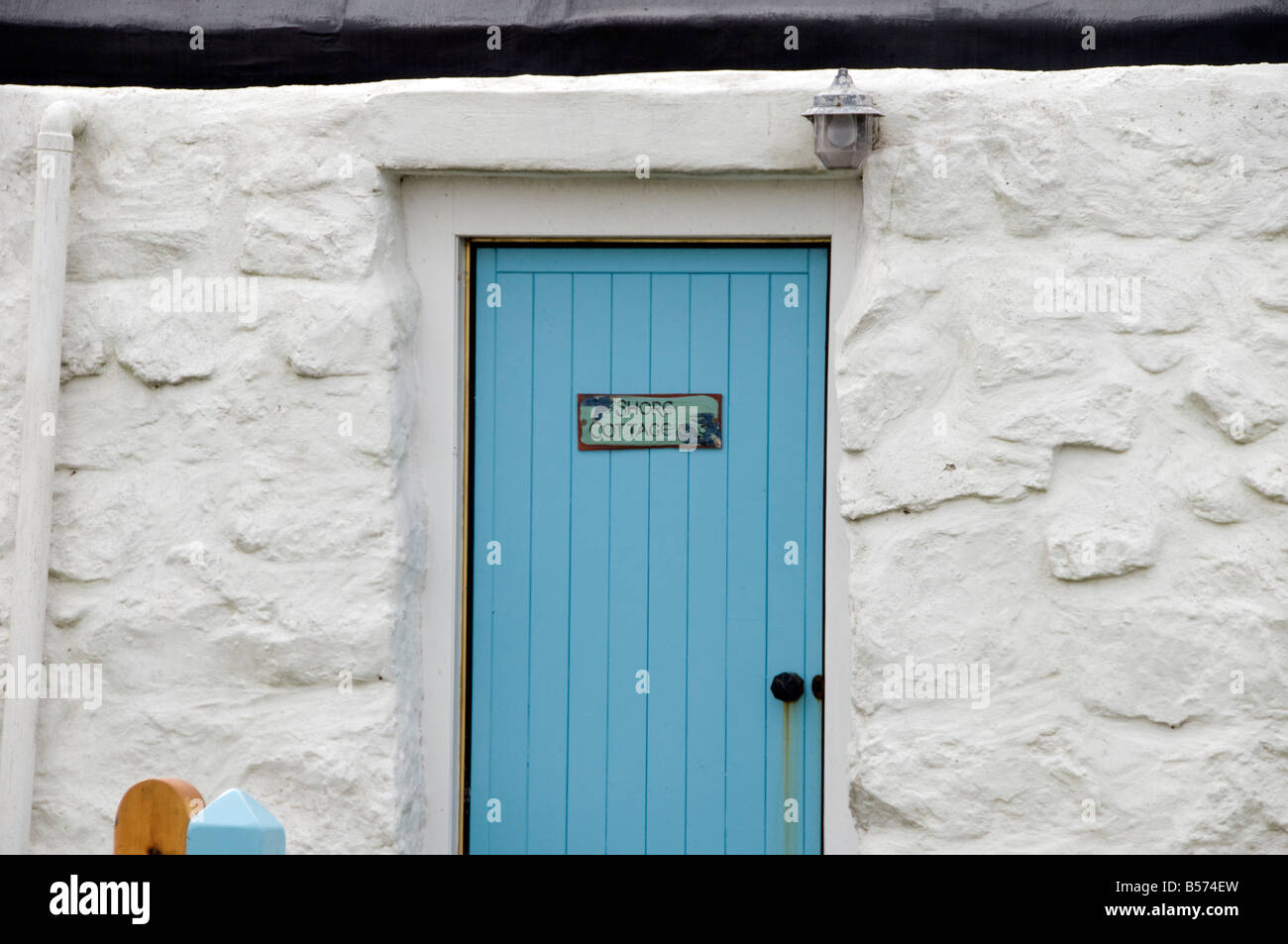 Scarinish Isle of Tiree Hebrides Scotland Houses Stock Photo - Alamy