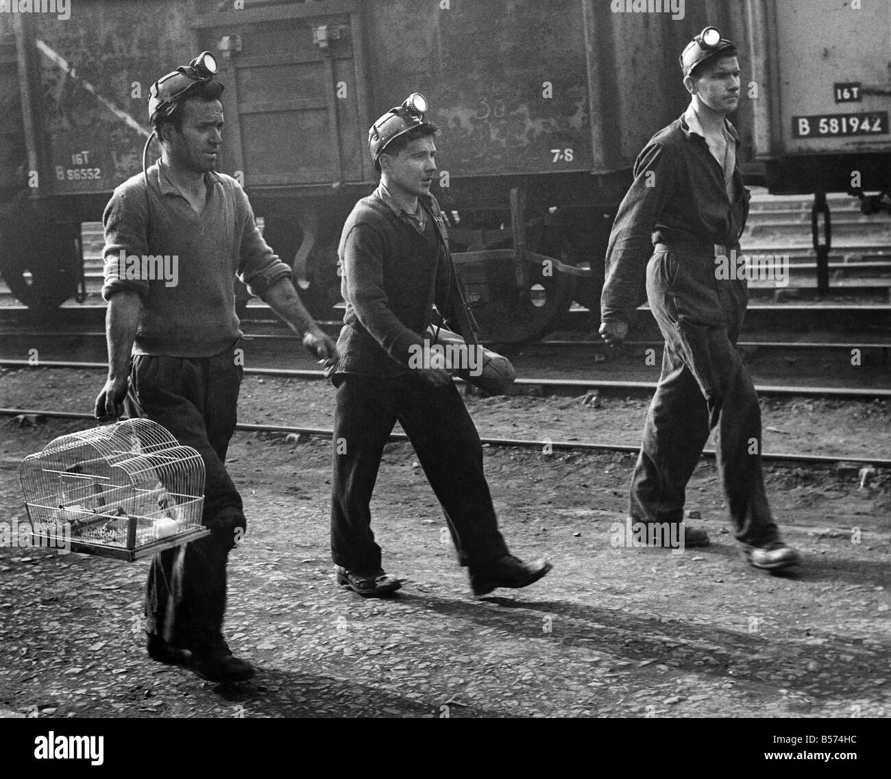 Accident - Mining. Rescue team at Auchengeich Colliery, Lanarkshire ...