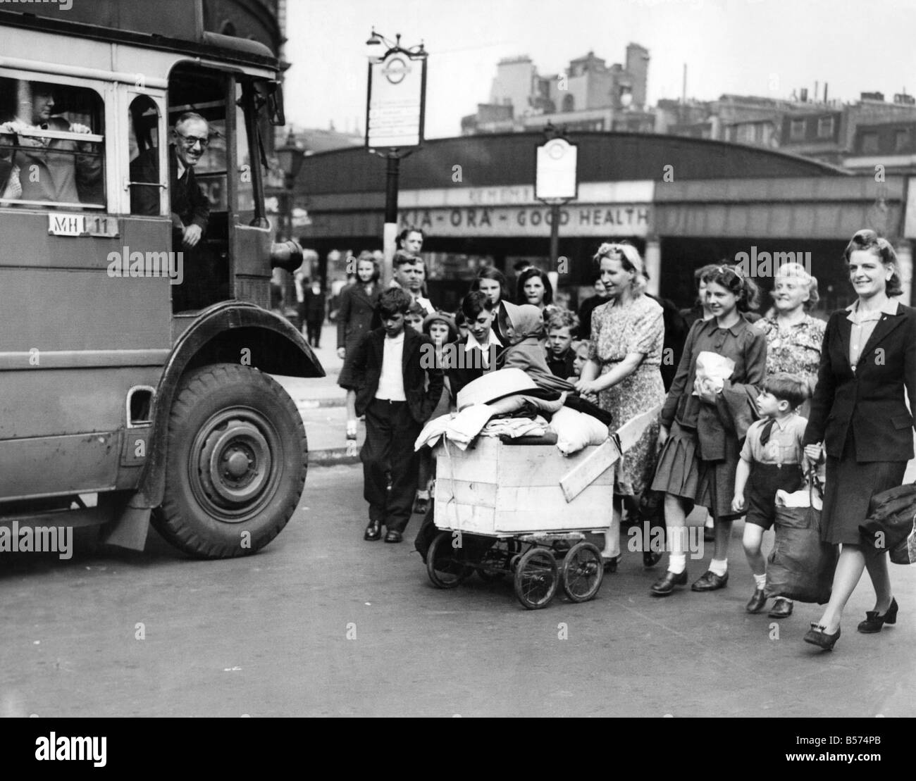 Today the first of the hoppickers' official trains for this season left ...