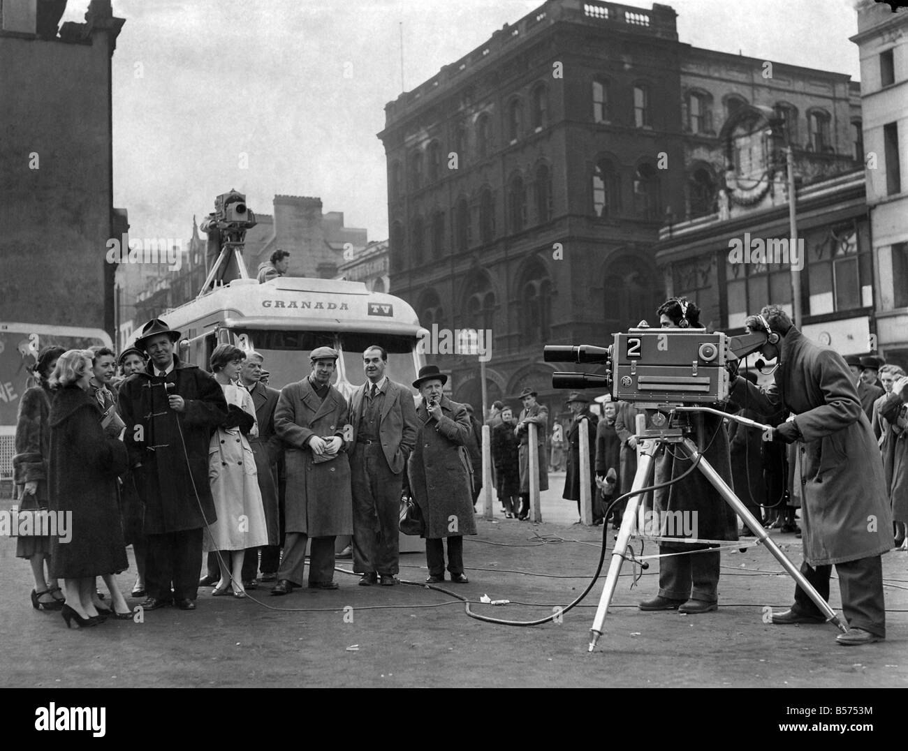 Granada television news Black and White Stock Photos & Images - Alamy