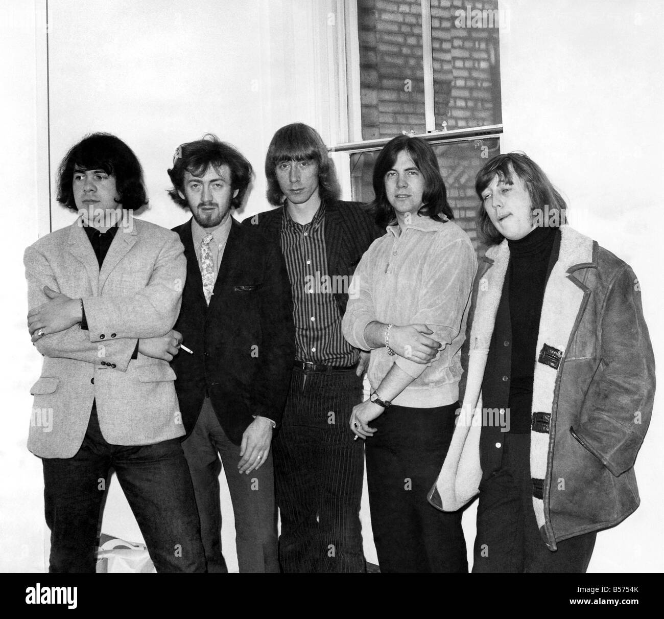 The Pop group Pretty Things. May 1965 P009810 Stock Photo - Alamy