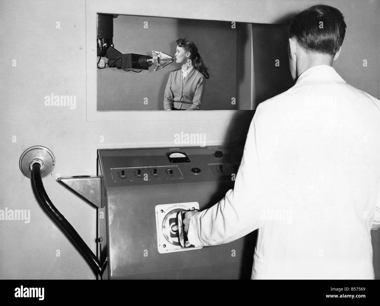 Esme puts on lipstick for pretty Eve Ward, 18, of Belvedere, Kent, an ...