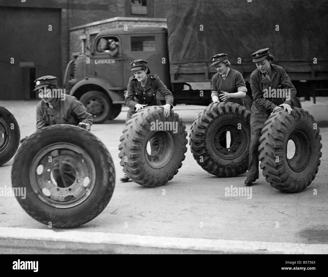 Who pinched the lorry? ATS girls at Western Command Ordinance factory ...