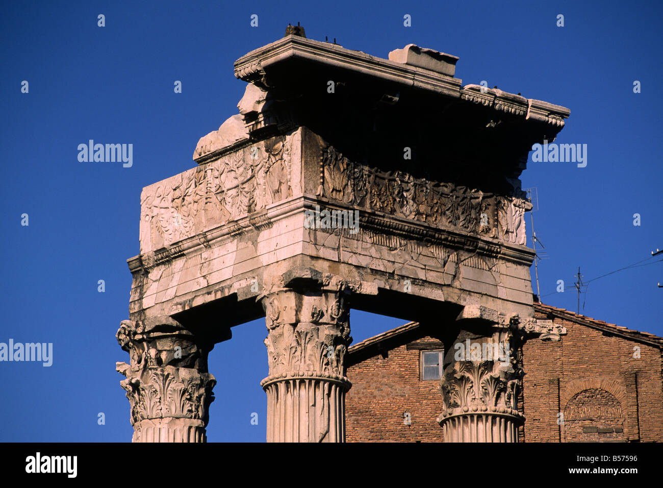 Corinthian capitals temple apollo hi-res stock photography and images ...