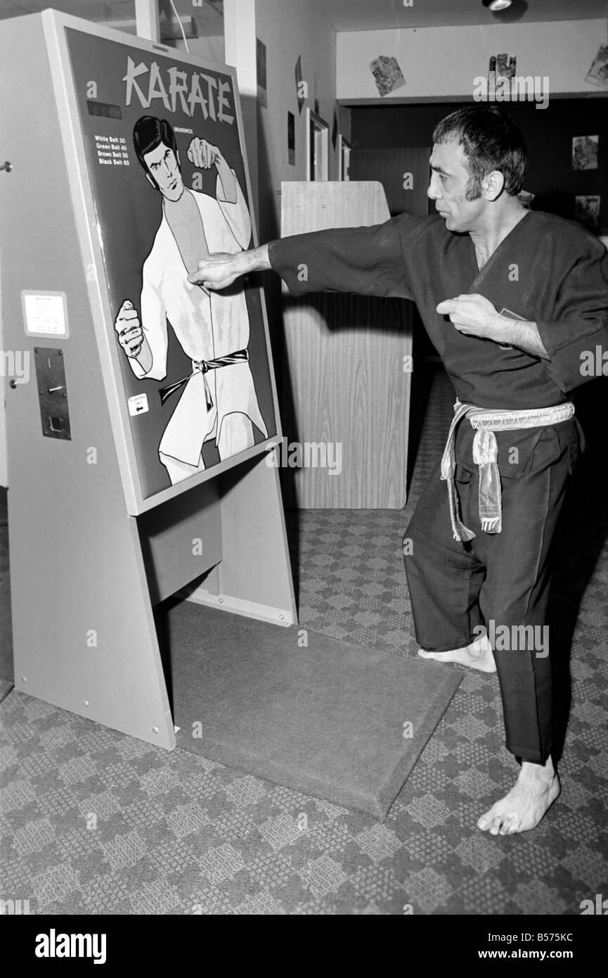Karate machine man machine unusual humour kung fu hi-res stock ...